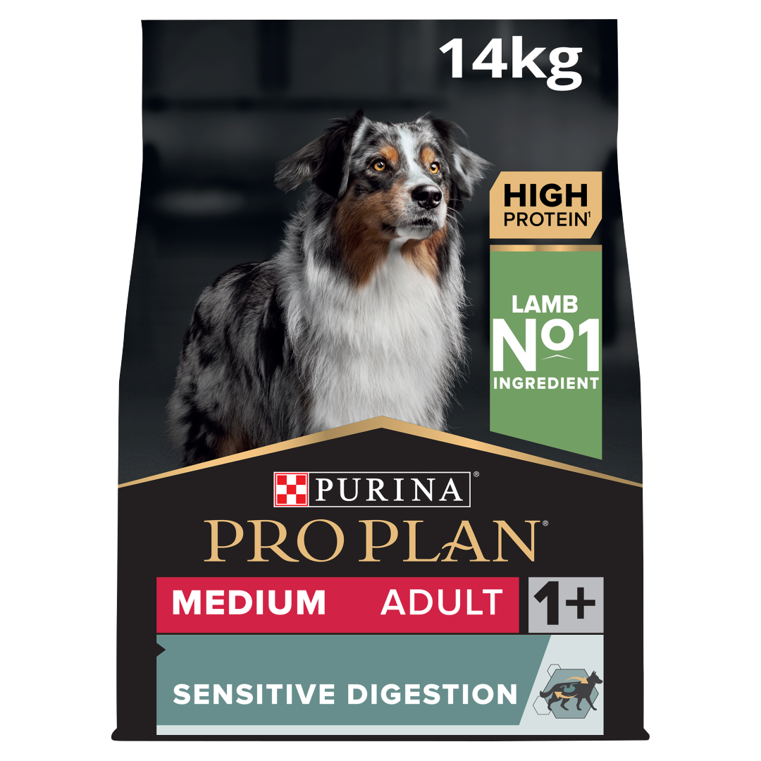 PURINA® Pro Plan® Medium Sensitive Digestion Lamb Dry Dog Food – Meow Howl